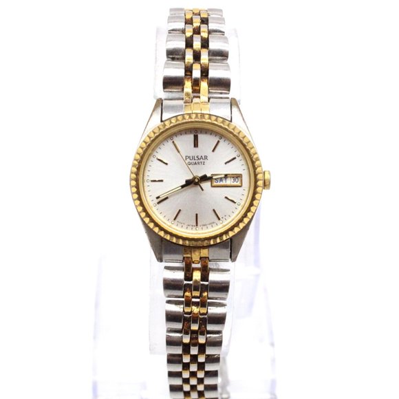 Pulsar | Accessories | Vintage Pulsar Watch Womens Silver Tone Classic ...